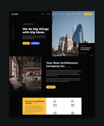 Glint-web design